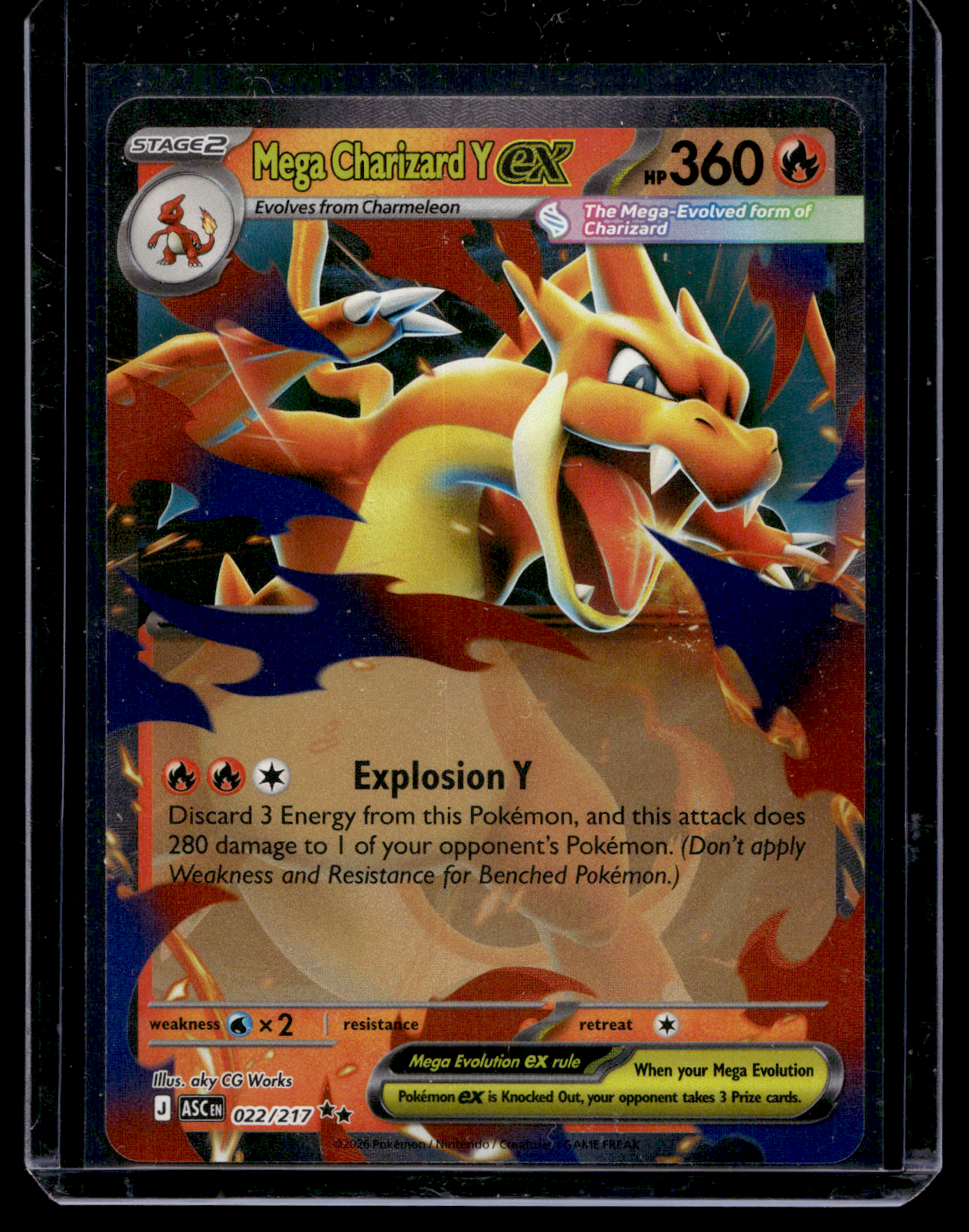 2026 Pokemon - Mega Evolutions Ascended Heroes - Mega Charizard Y ex ...
